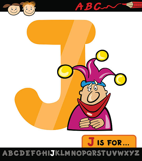 Alphabet Letter J Joker,Vector Illustrations, Royalty-Free Vector ... Alphabet Letter J Joker,Vector Illustrations, Royalty-Free Vector ...