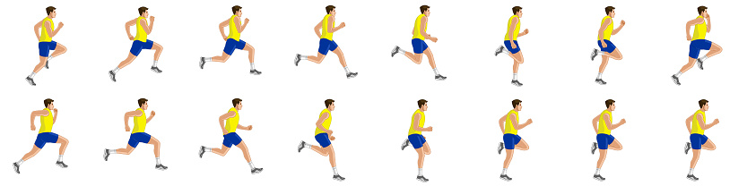 Man Run Cycle Animation Sprite Sheet Stock Illustration - Download ... Man Run Cycle Animation Sprite Sheet Stock Illustration - Download ...