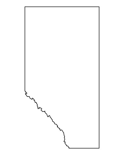 Alberta Map Outline stock vectors - iStock Alberta Map Outline stock vectors - iStock