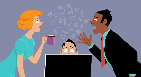 Office Gossip Stock Illustration - Download Image Now - iStock Office Gossip Stock Illustration - Download Image Now - iStock
