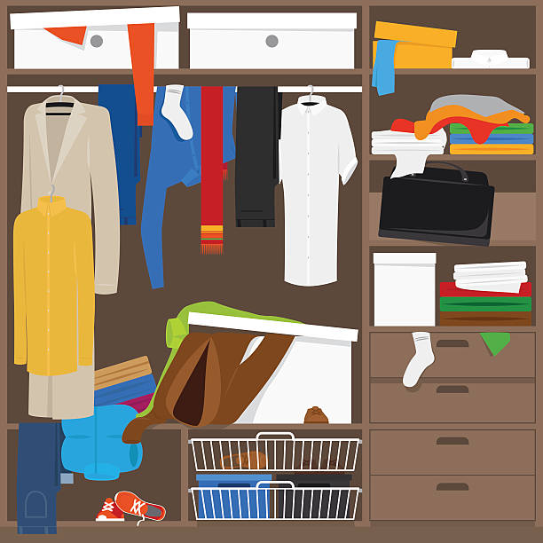 Messy Closet With Shoes stock vectors - iStock Messy Closet With Shoes stock vectors - iStock