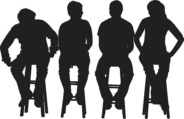 Silhouette Of A Sitting On A Stool Illustrations, Royalty-Free Vector ... Silhouette Of A Sitting On A Stool Illustrations, Royalty-Free Vector ...
