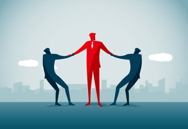 Pulling In Opposite Directions Illustrations, Royalty-Free Vector ... Pulling In Opposite Directions Illustrations, Royalty-Free Vector ...