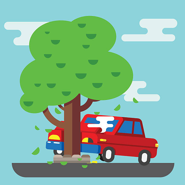 Best Car Crashed Into Tree Illustrations, Royalty-Free Vector Graphics ... Best Car Crashed Into Tree Illustrations, Royalty-Free Vector Graphics ...