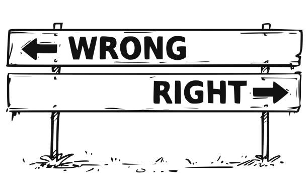 Right Wrong Path Illustrations, Royalty-Free Vector Graphics & Clip Art ... Right Wrong Path Illustrations, Royalty-Free Vector Graphics & Clip Art ...