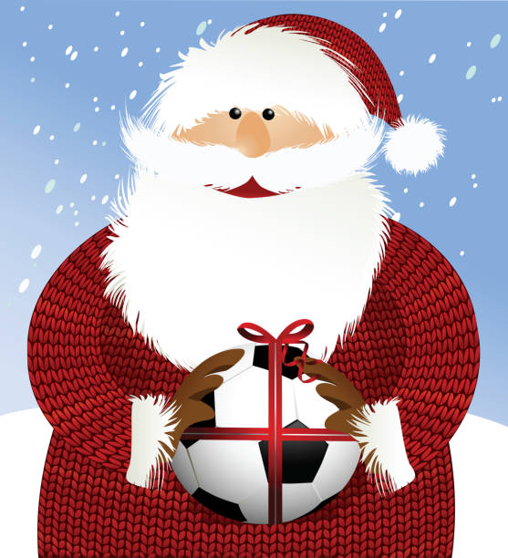 Best Santa Playing Soccer Illustrations, Royalty-Free Vector Graphics ... Best Santa Playing Soccer Illustrations, Royalty-Free Vector Graphics ...
