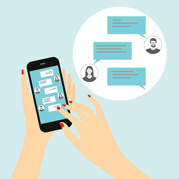 Best Woman Texting Illustrations, Royalty-Free Vector Graphics & Clip ... Best Woman Texting Illustrations, Royalty-Free Vector Graphics & Clip ...
