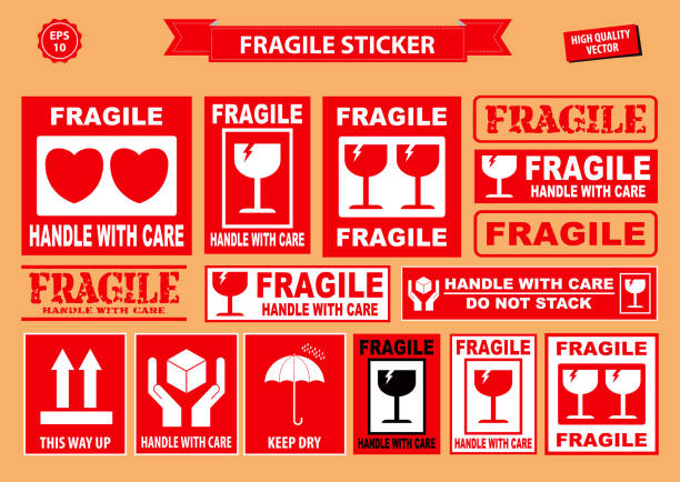 Fragile Sticker Template - Sella Kristanti Fragile Sticker Template - Sella Kristanti