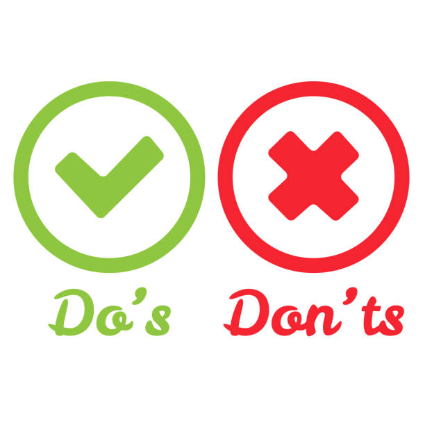 Best Dos And Donts Illustrations, Royalty-Free Vector Graphics & Clip ... Best Dos And Donts Illustrations, Royalty-Free Vector Graphics & Clip ...