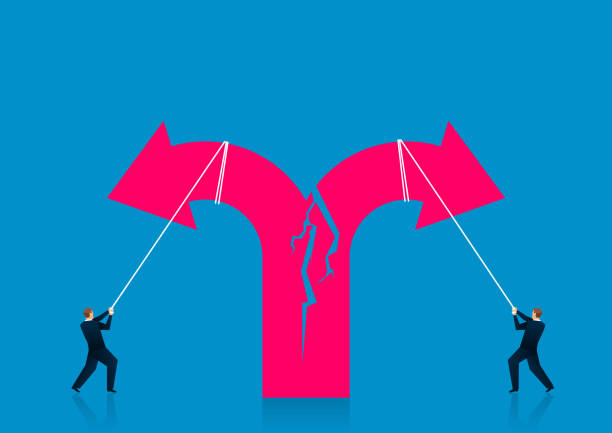 Being Pulled In Two Directions Illustrations, Royalty-Free Vector ... Being Pulled In Two Directions Illustrations, Royalty-Free Vector ...