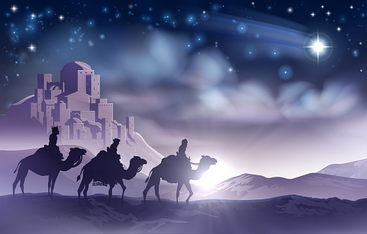 Three Wise Men Nativity Christmas Illustration Stock Illustration ... Three Wise Men Nativity Christmas Illustration Stock Illustration ...
