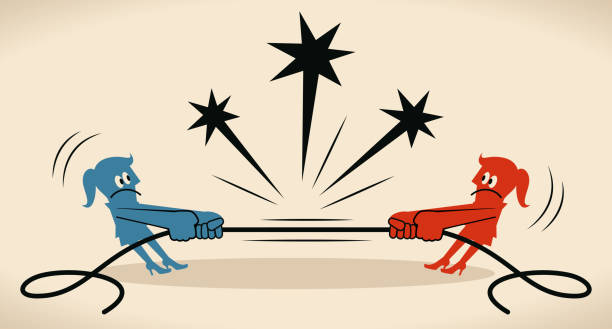 Being Pulled In Two Directions Illustrations, Royalty-Free Vector ... Being Pulled In Two Directions Illustrations, Royalty-Free Vector ...