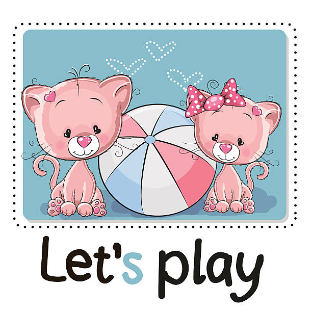 Best Two Cats Playing Illustrations, Royalty-Free Vector Graphics ... Best Two Cats Playing Illustrations, Royalty-Free Vector Graphics ...