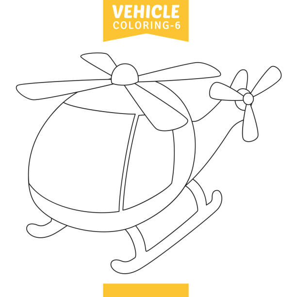 Helicopter Coloring Page Illustrations, Royalty-Free Vector Graphics ... Helicopter Coloring Page Illustrations, Royalty-Free Vector Graphics ...