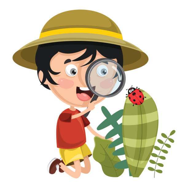Kid With Magnifying Glass Illustrations, Royalty-Free Vector Graphics ... Kid With Magnifying Glass Illustrations, Royalty-Free Vector Graphics ...