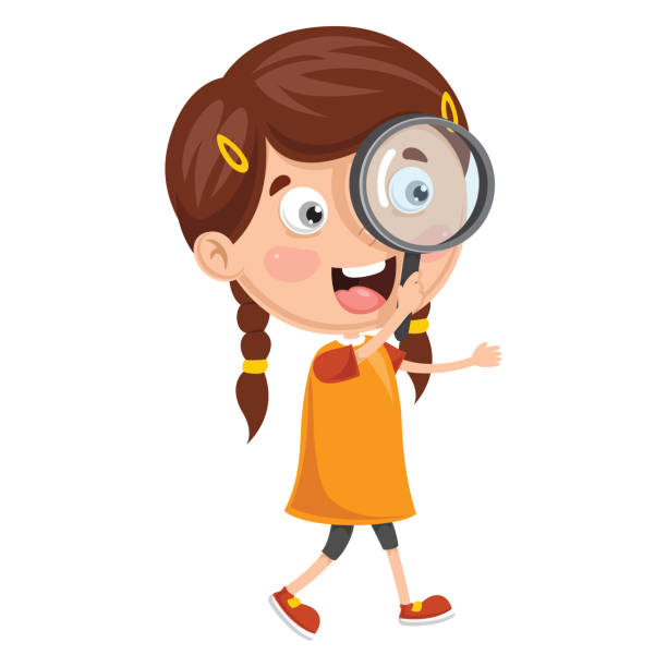Kid With Magnifying Glass Illustrations, Royalty-Free Vector Graphics ... Kid With Magnifying Glass Illustrations, Royalty-Free Vector Graphics ...