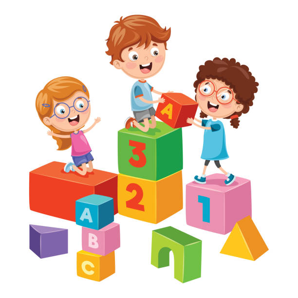 Best Cartoon Boy Playing With Building Blocks Illustrations, Royalty ... Best Cartoon Boy Playing With Building Blocks Illustrations, Royalty ...
