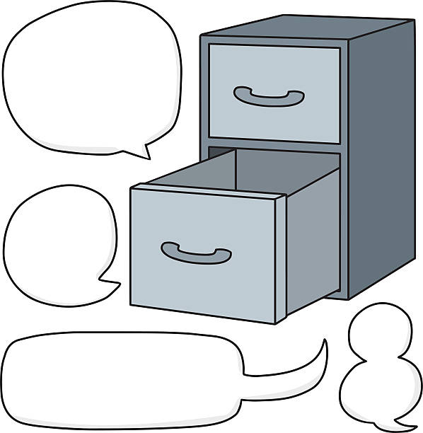 Open File Cabinet Drawer stock vectors - iStock Open File Cabinet Drawer stock vectors - iStock