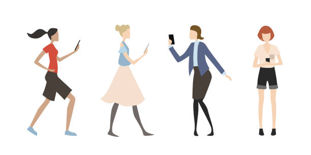 Best Young Woman Texting Illustrations, Royalty-Free Vector Graphics ... Best Young Woman Texting Illustrations, Royalty-Free Vector Graphics ...
