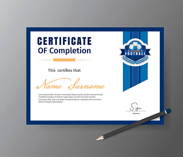 Best Certificate Of Completion Illustrations, Royalty-Free Vector ... Best Certificate Of Completion Illustrations, Royalty-Free Vector ...