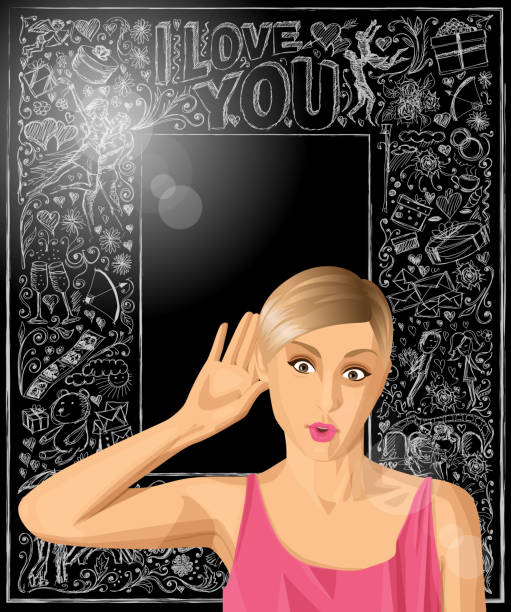 Woman Eavesdropping Illustrations, Royalty-Free Vector Graphics & Clip ... Woman Eavesdropping Illustrations, Royalty-Free Vector Graphics & Clip ...