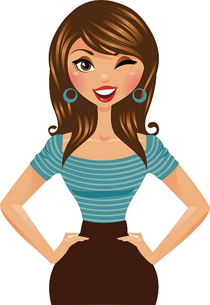Winking Woman Illustrations, Royalty-Free Vector Graphics & Clip Art ... Winking Woman Illustrations, Royalty-Free Vector Graphics & Clip Art ...