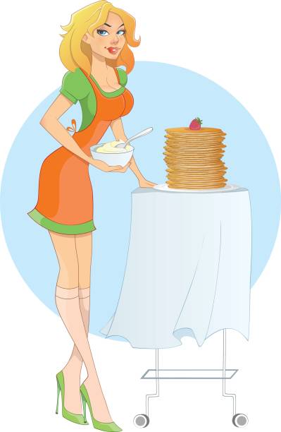 Woman Holding Wooden Spoon Illustrations, Royalty-Free Vector Graphics ... Woman Holding Wooden Spoon Illustrations, Royalty-Free Vector Graphics ...