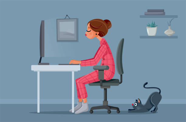 Woman Pajamas Illustrations, Royalty-Free Vector Graphics & Clip Art ... Woman Pajamas Illustrations, Royalty-Free Vector Graphics & Clip Art ...