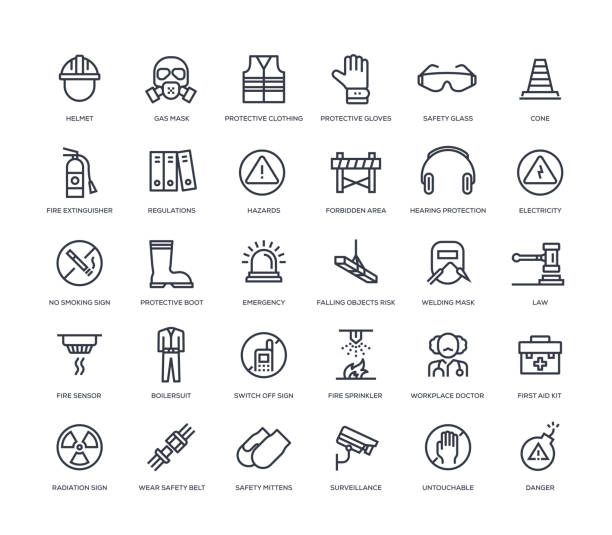 Workplace Safety Icons Illustrations, Royalty-Free Vector Graphics ... Workplace Safety Icons Illustrations, Royalty-Free Vector Graphics ...